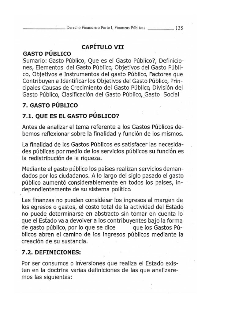 Gasto Público | PDF