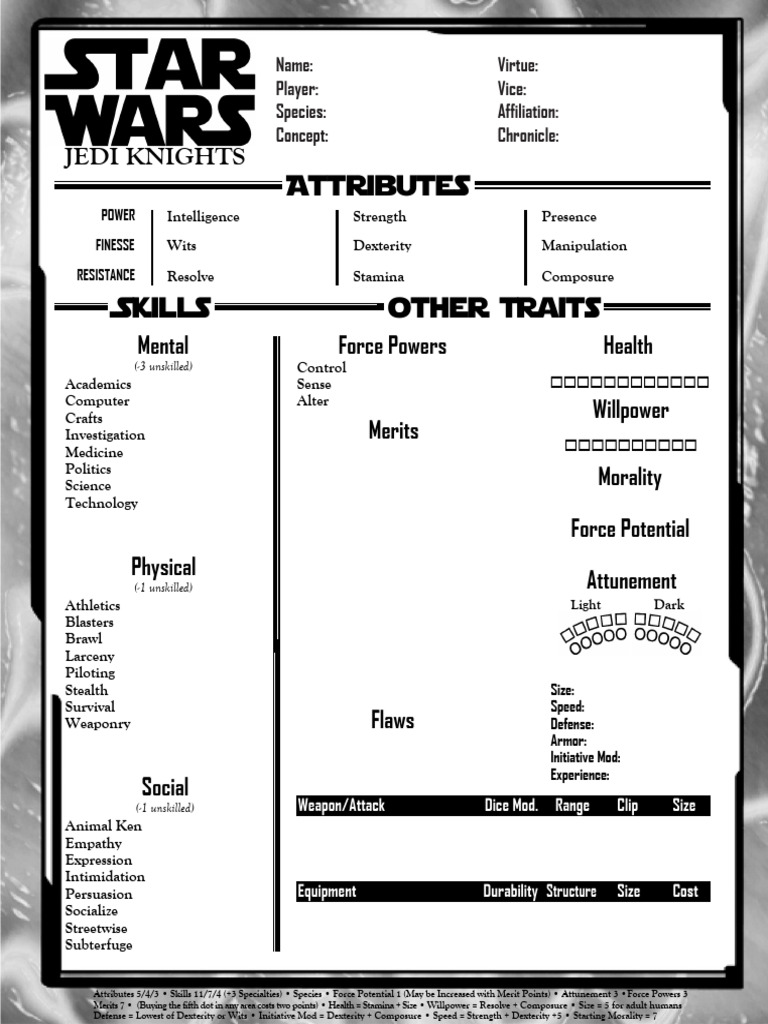 Character Sheet 2 PInteractive | PDF