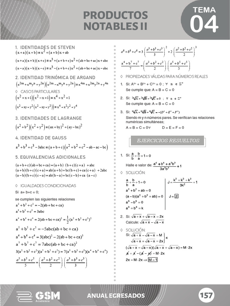 Álgebra Ai T4 | PDF