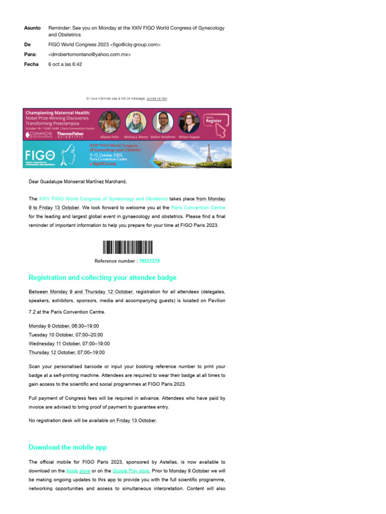 Registro GMMM FIGO | PDF