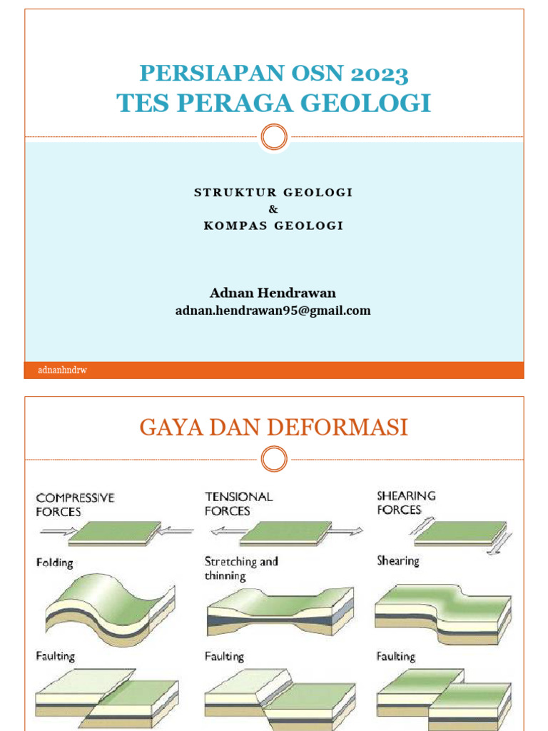 Struktur Geologi & Kompas-1 | PDF