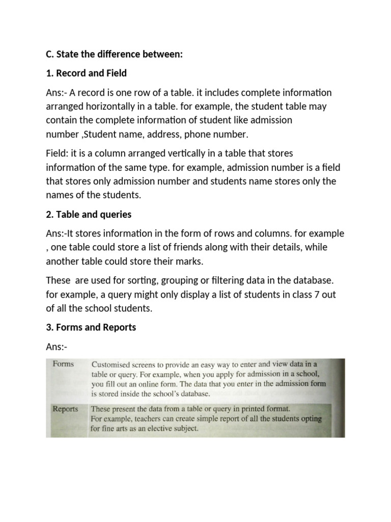 COMP Notes Class 8 | PDF