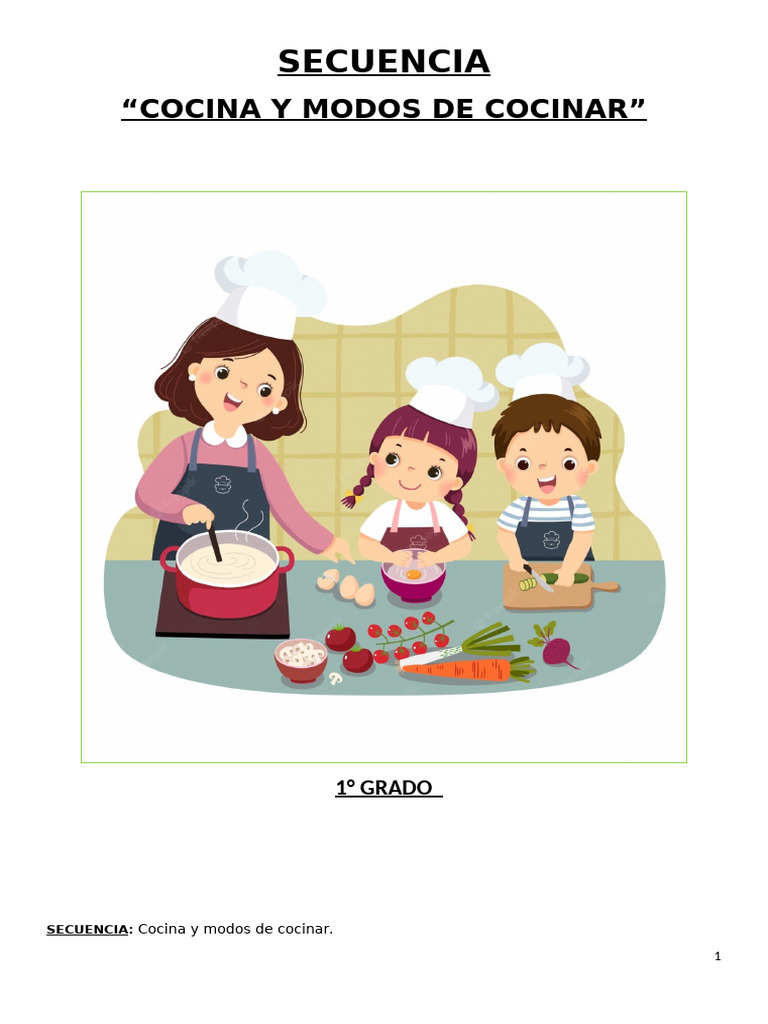 Cocina y Modos de Cocinar | PDF