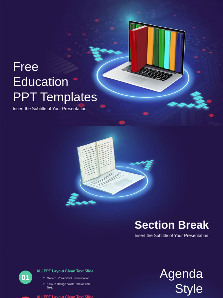 K-1 - Online Education PowerPoint Templates | PDF