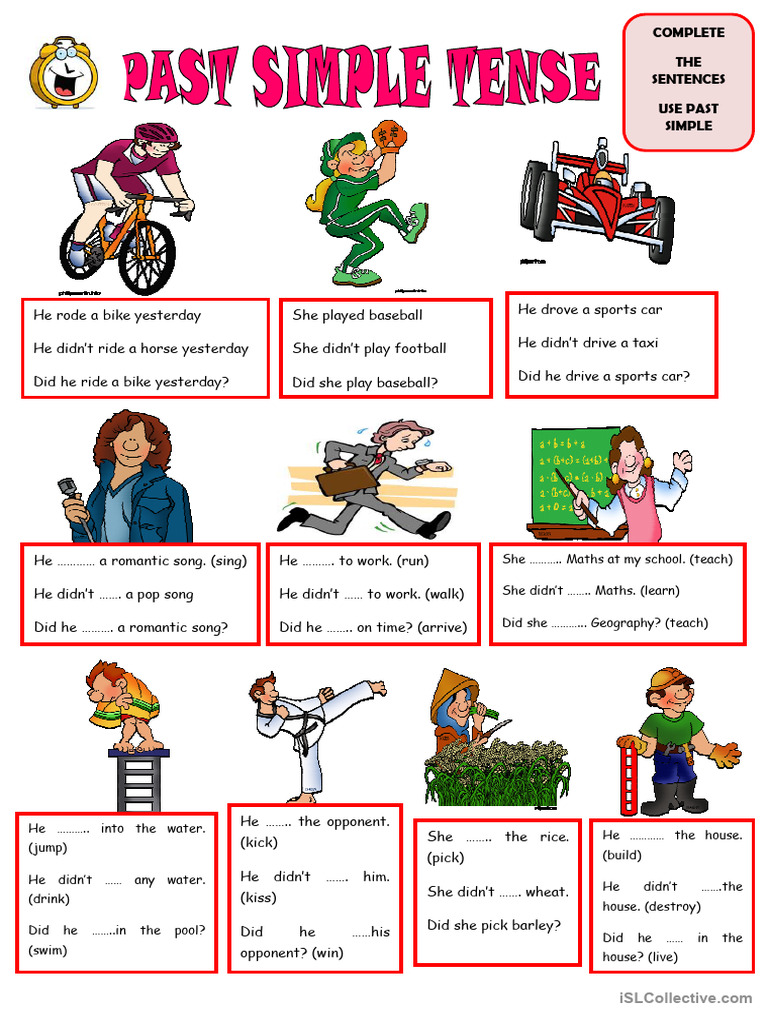 Simple Past Tense | PDF