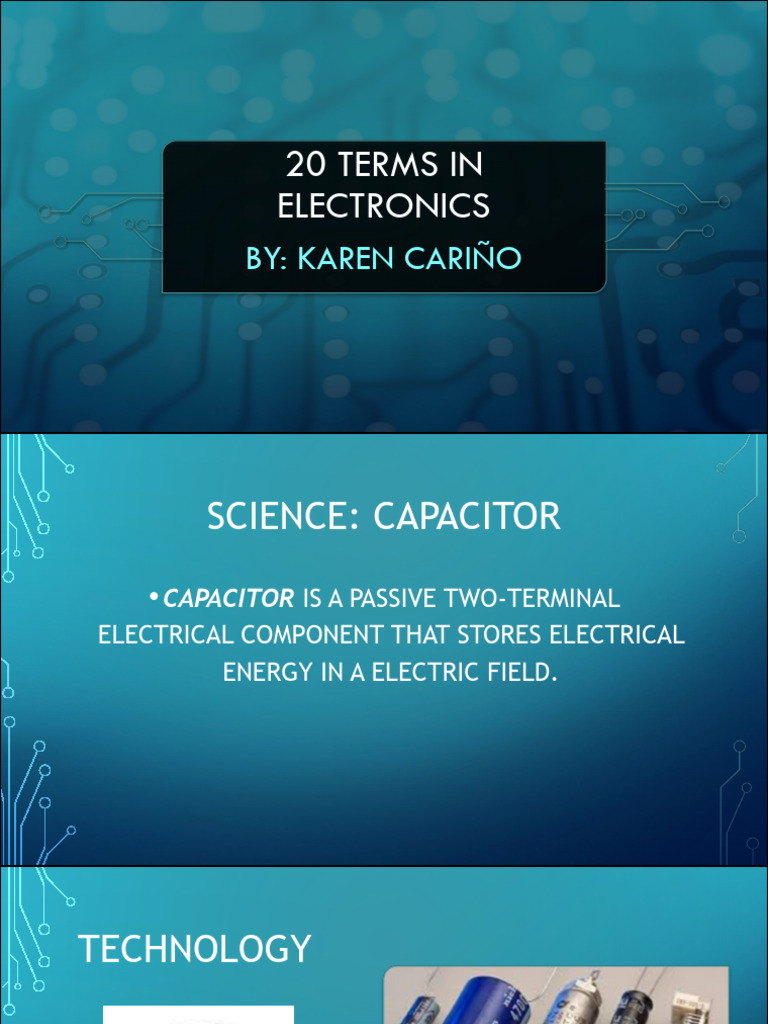 20 Terms in Electronics | PDF