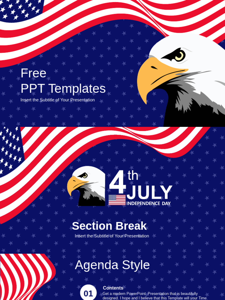 K-18 - Happy Independence Day PowerPoint Templates | PDF