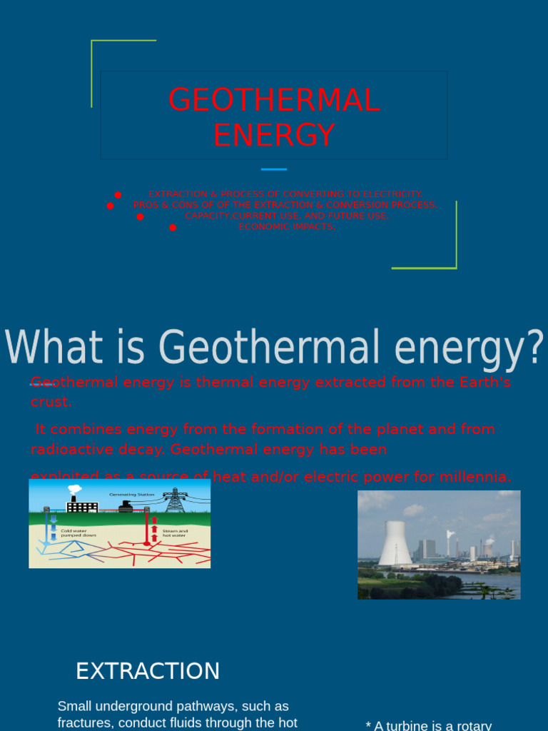 Geothermal Energy | PDF