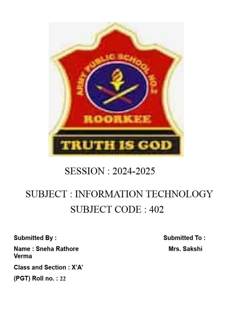 Information Technology.... | PDF