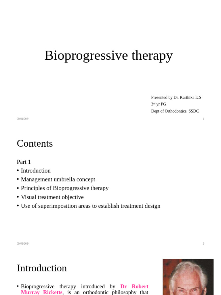Bioprogressive Therapy | PDF
