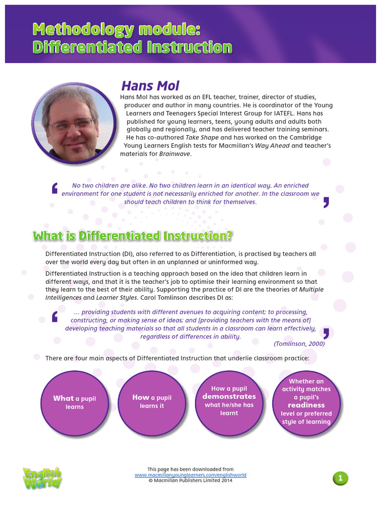 Differentiated Instruction | PDF