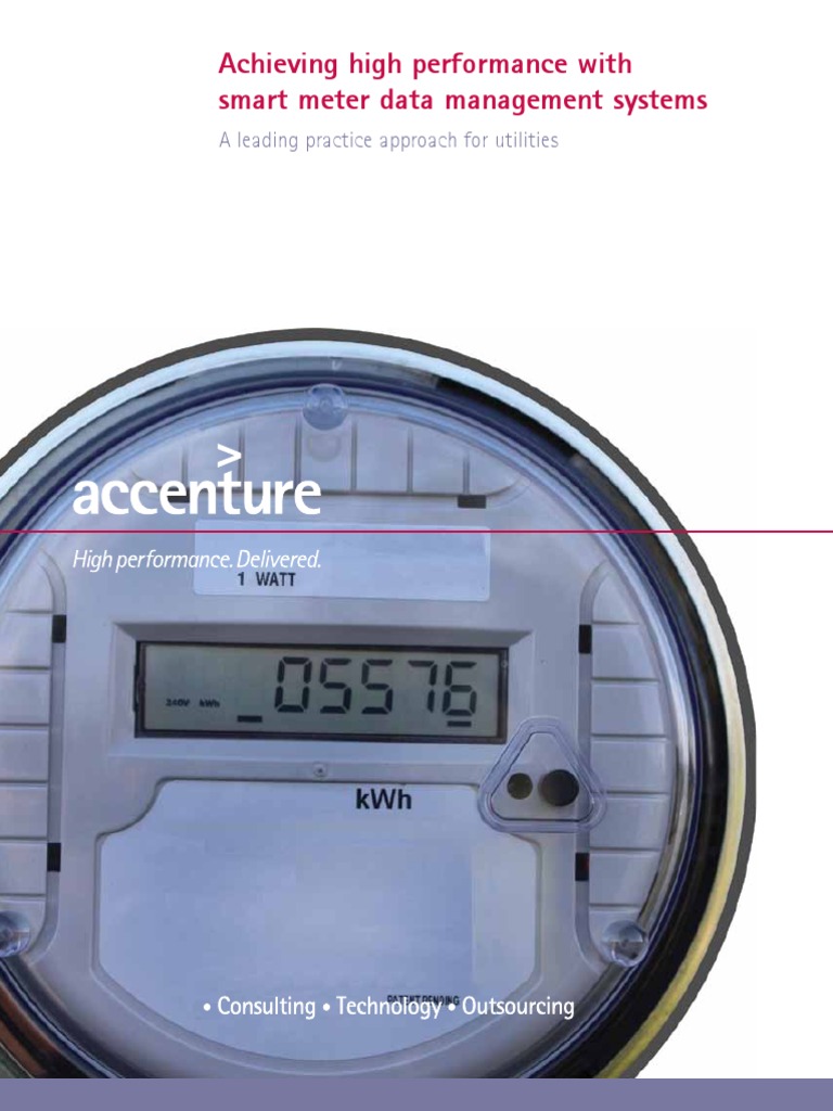 Accenture POV Smart Grid Meter Data Management System | PDF | Smart ...