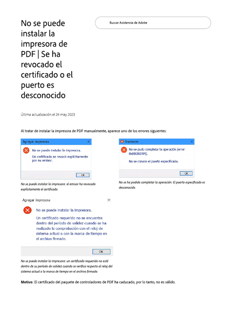 Acrobat XI Pro - Eliminar Entradas Impresora PDF | PDF