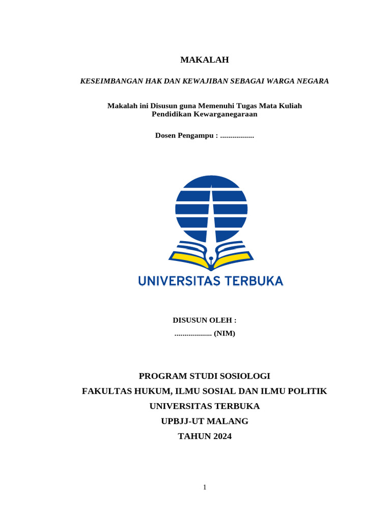 Tugas 3 Pendidikan Kewarganegaraan Pdf 