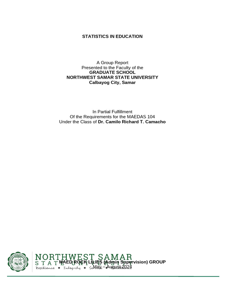 Cover Page and Table of Contents | PDF