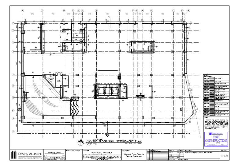 A-2.16 - 2ND Floor Wall Setting-Out Plan | PDF