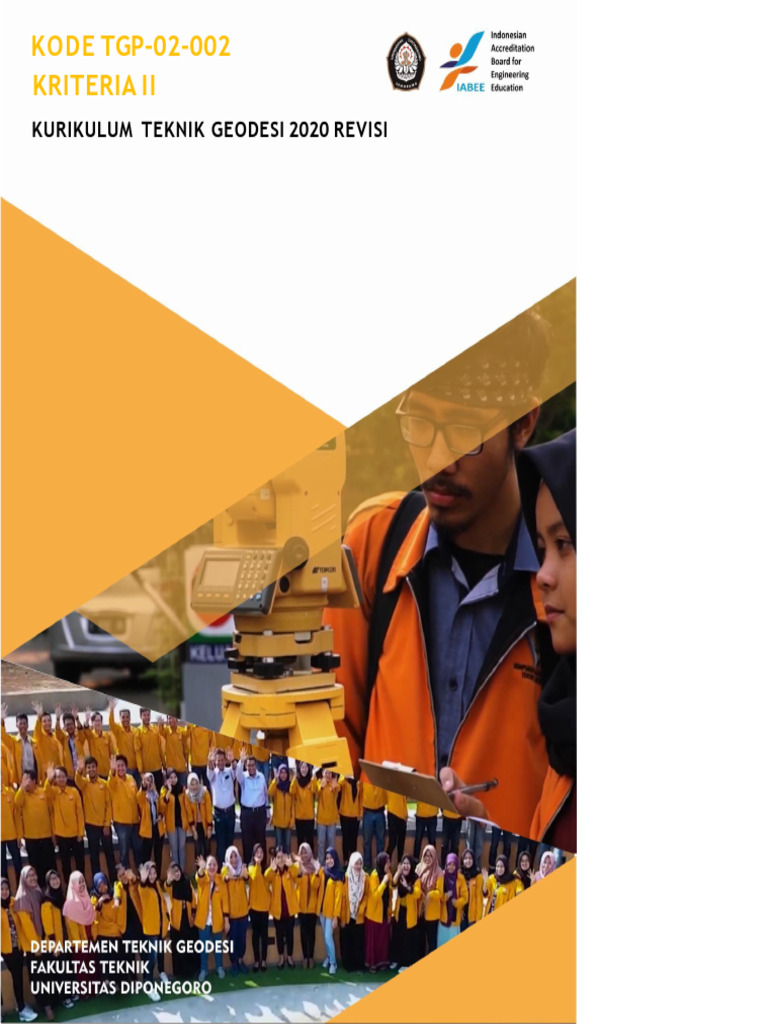 TGP-02-002 KURIKULUM TEKNIK GEODESI 2020 REVISI-dikonversi | PDF
