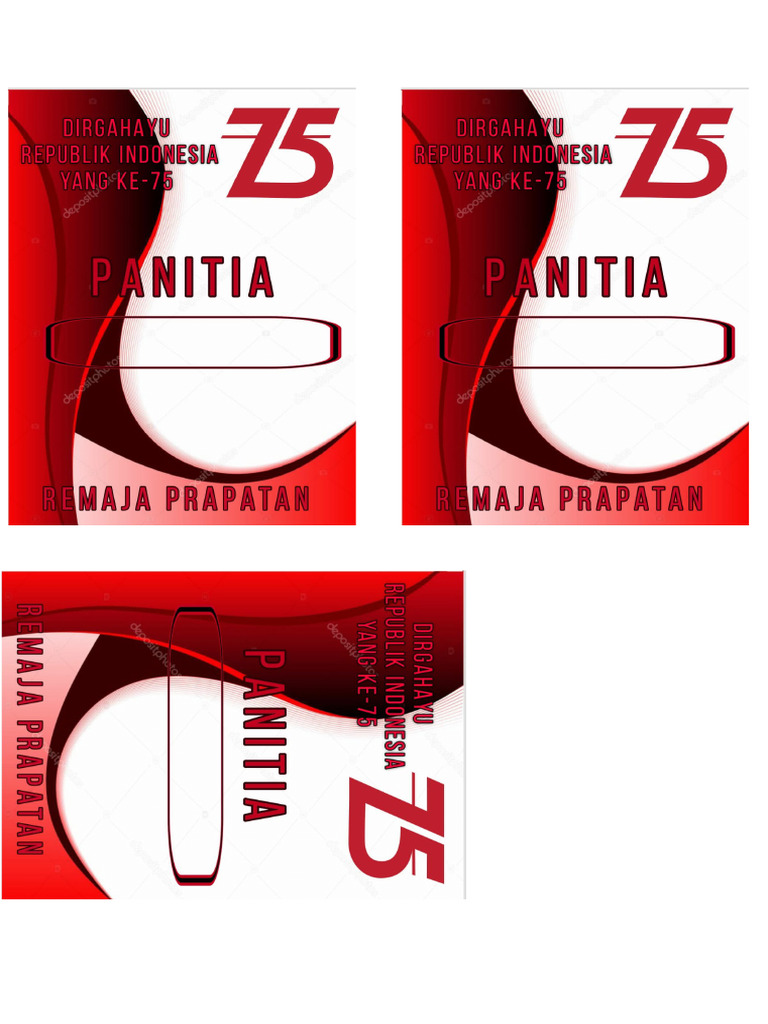 Name Tag Panitia | PDF