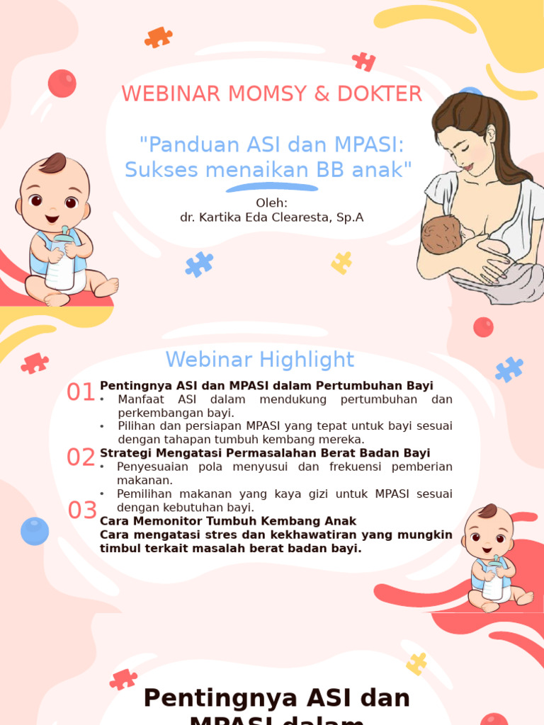 Panduan ASI Dan MPASI - Sukses Menaikan BB Anak | PDF | Memasak ...