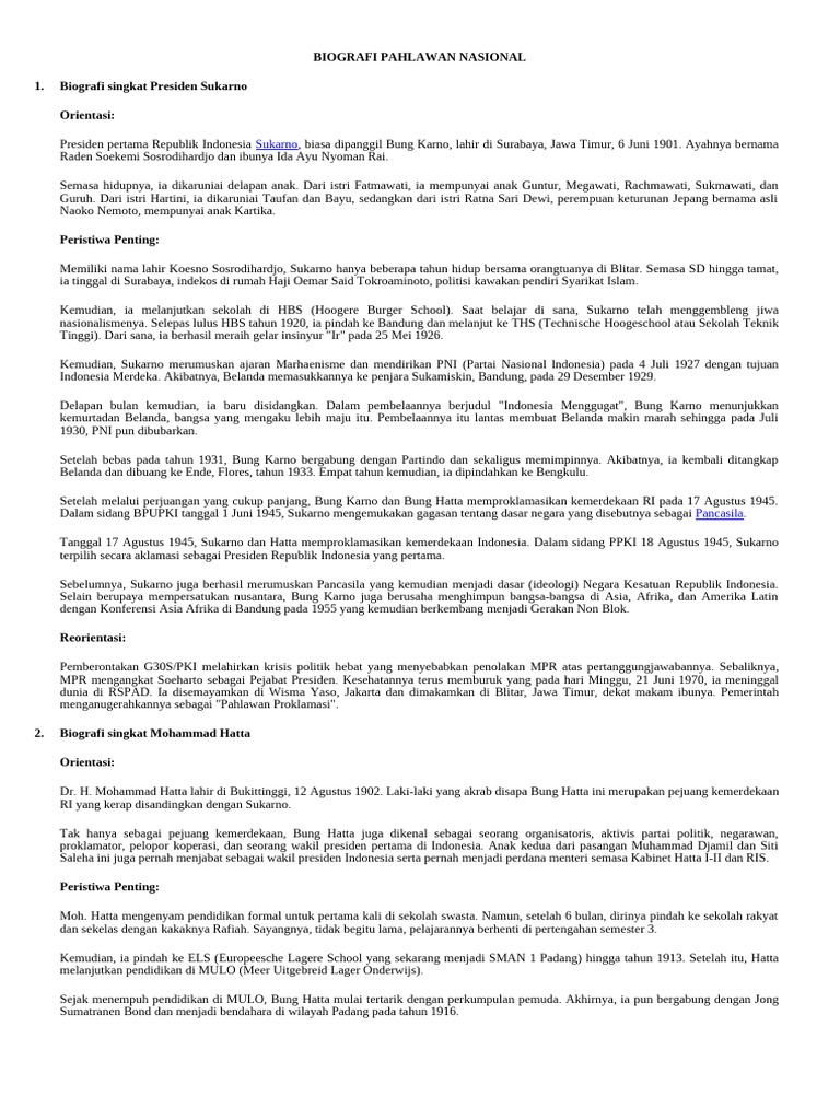 Biografi Pahlawan Nasional Pdf