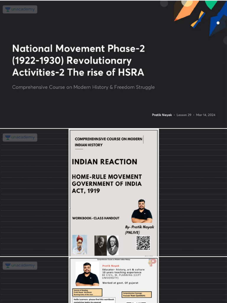 National Movement Phase2 19221930 Revolutionary Activities2 The Rise of ...