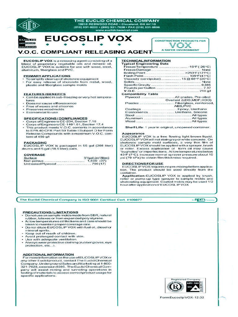 Eucoslip (Ok) | PDF