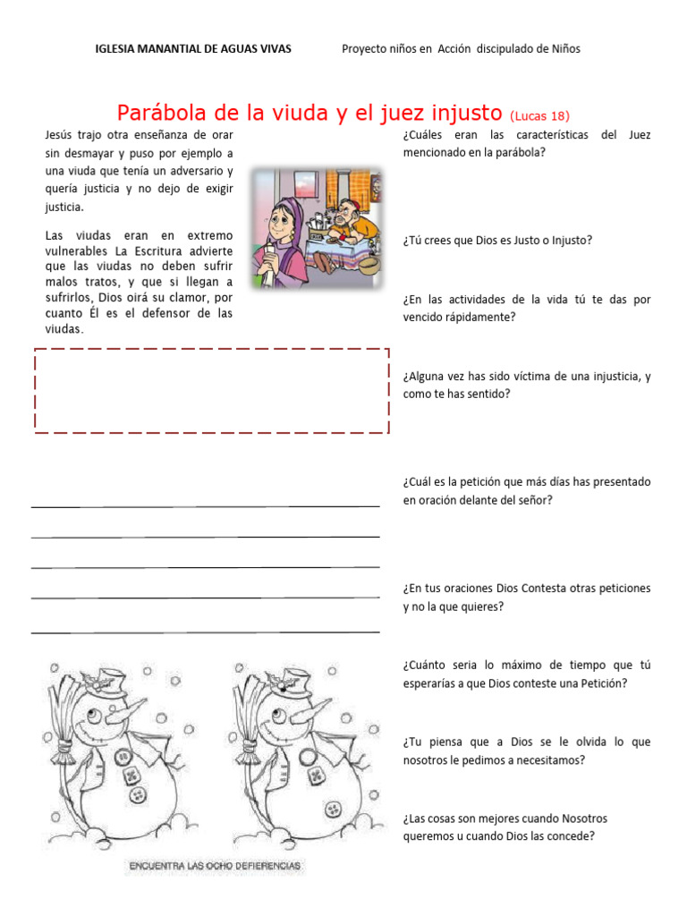 20 La Viuda y El Juez Injusto | PDF