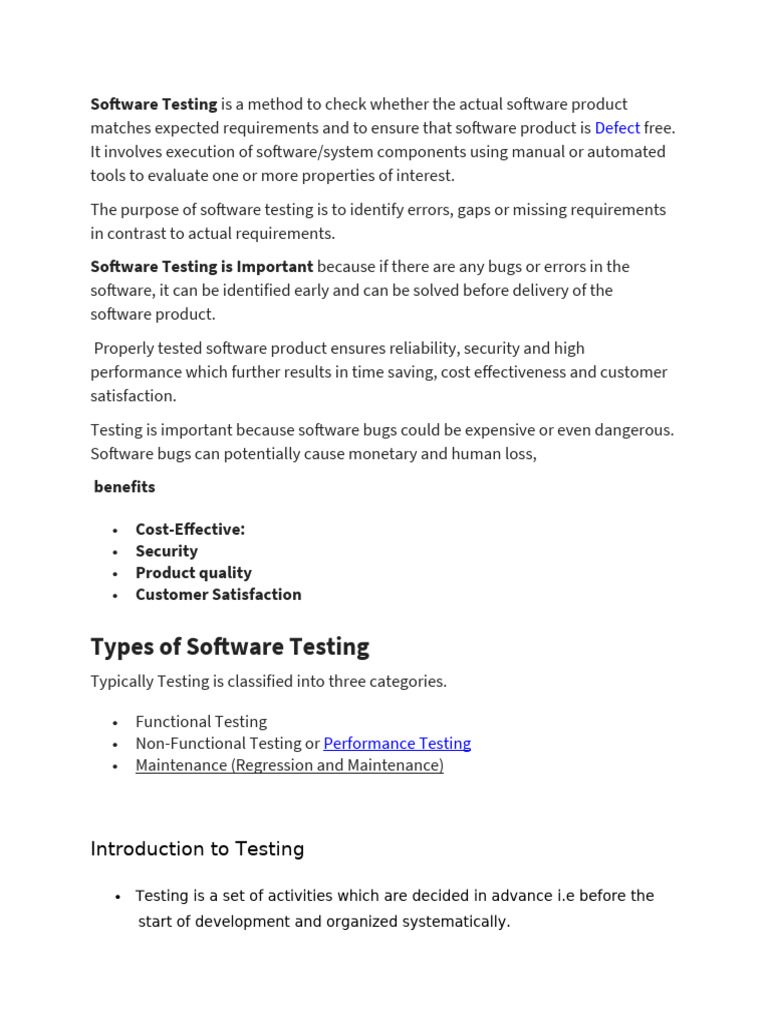 Software Testing Unit 3 | PDF Software Testing Unit 3 | PDF