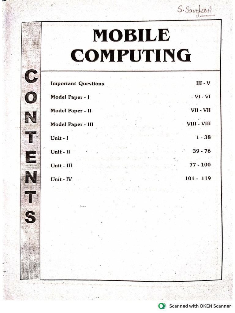 III - (Mobile Computing) | PDF
