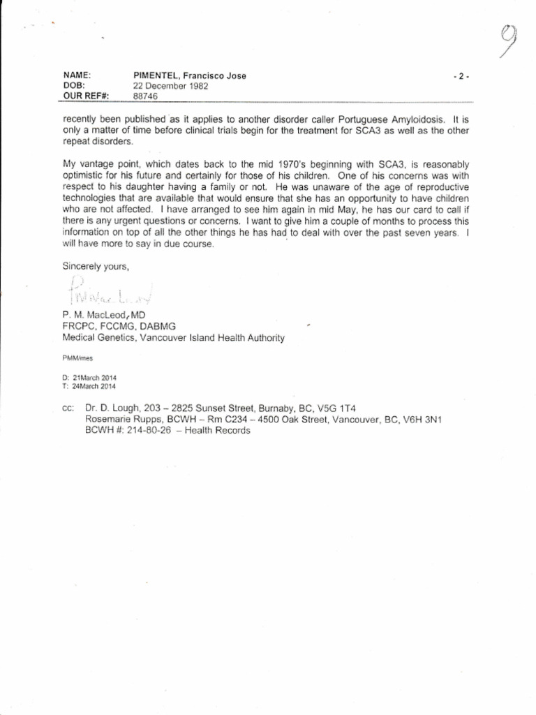 Genetics Report Page 9 | PDF