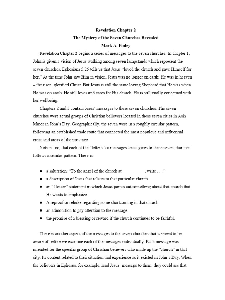 Revelation 2 Mark Finley Pdf