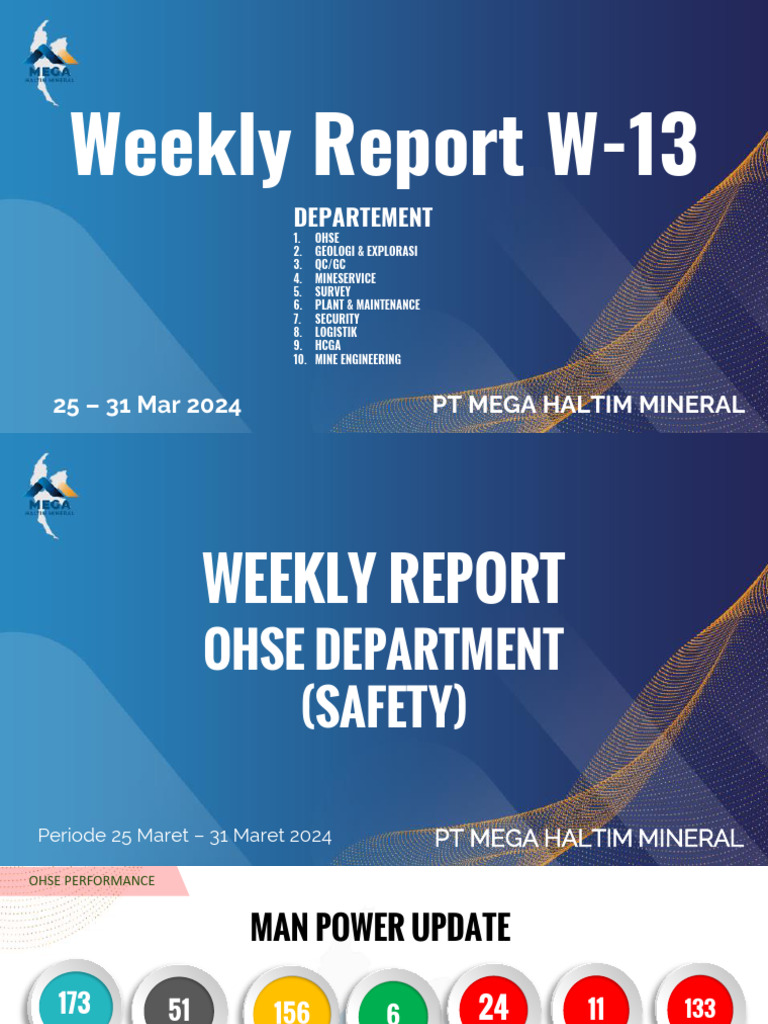 Summary Meeting Report Weekly 13 | PDF