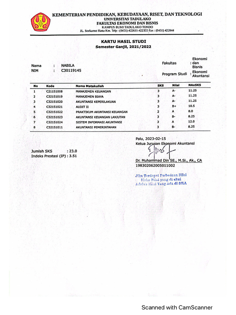 KHS Semester 5 | PDF