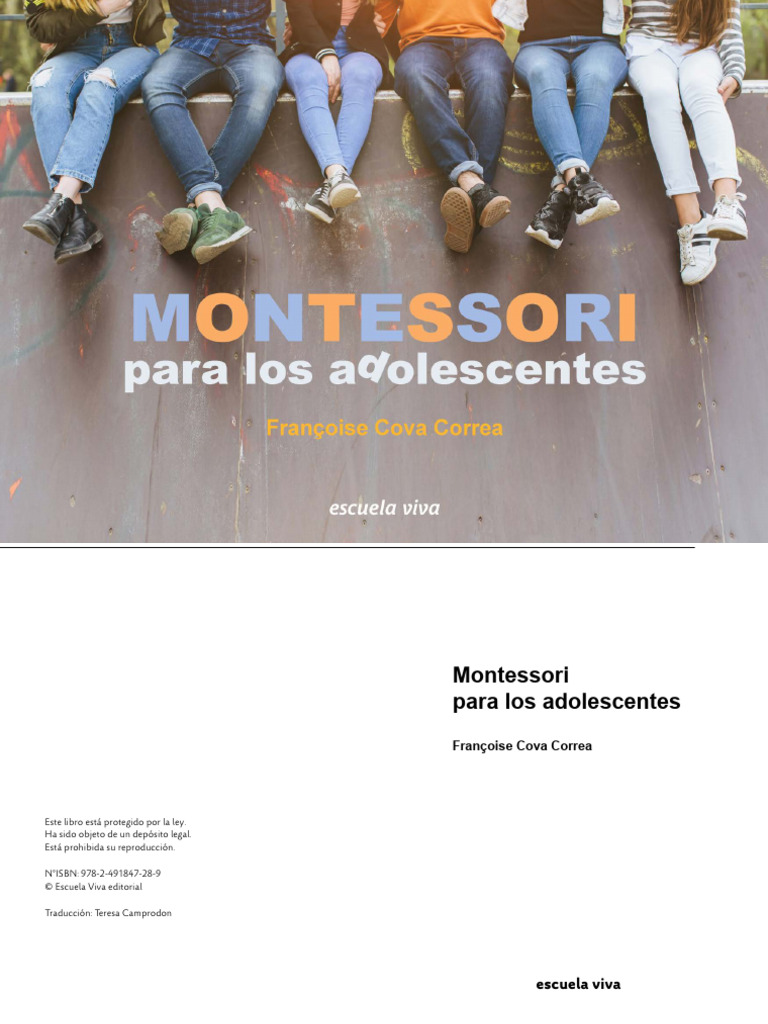 Montessori para Los Adolescentes | PDF | Adultos | Educación Montessori