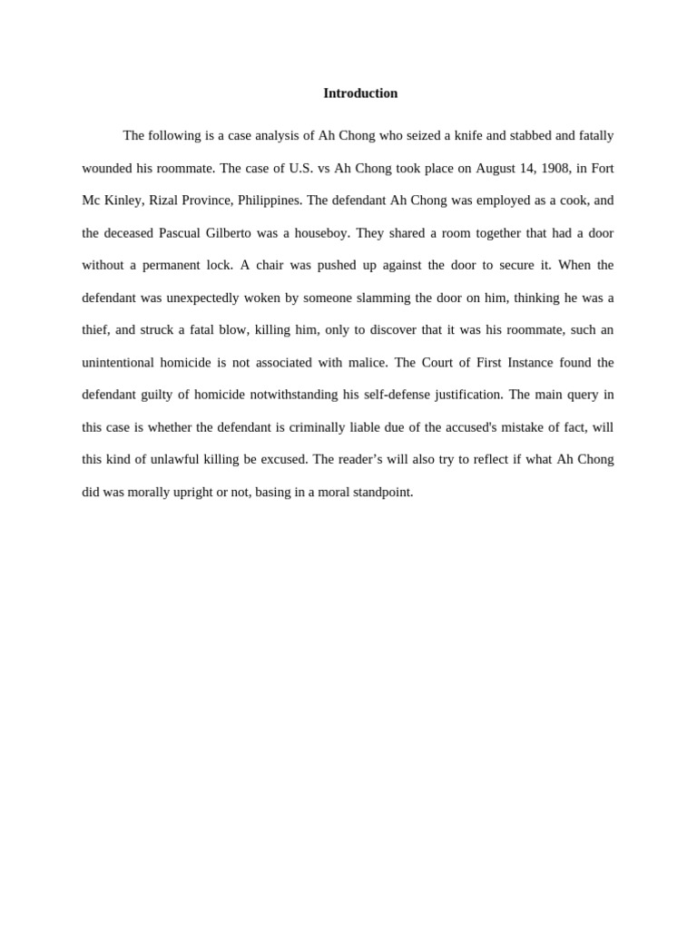 Case Analysis 2 | PDF