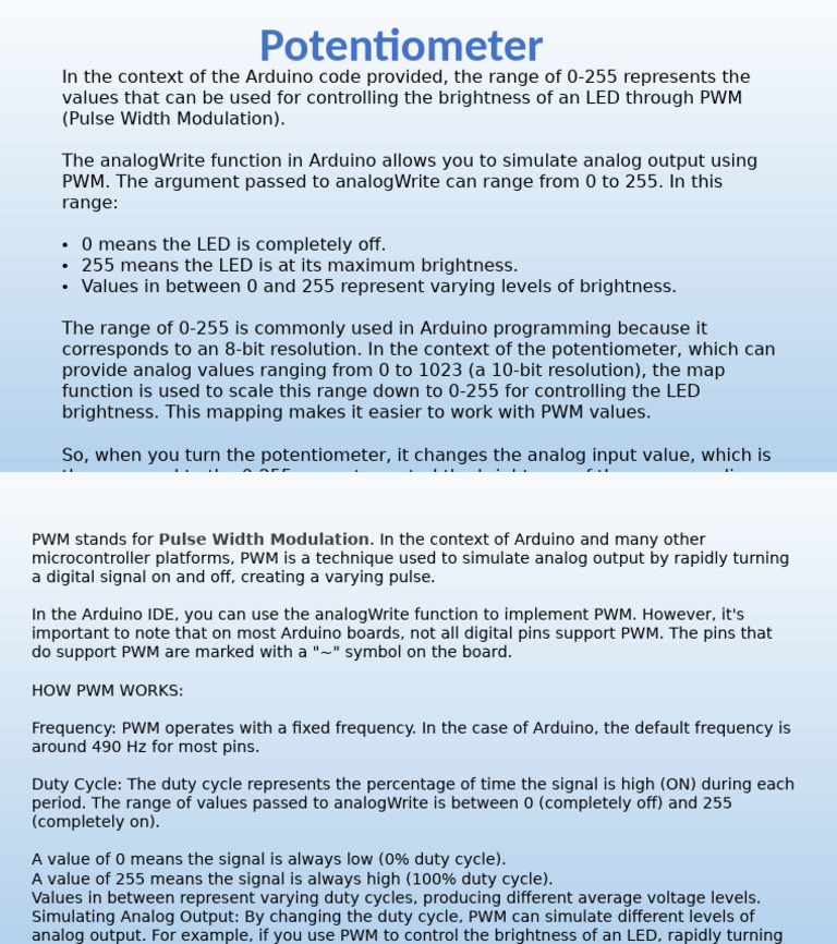 Things To Remember Potentiometer | PDF | Teaching Methods & Materials | Technology & Engineering