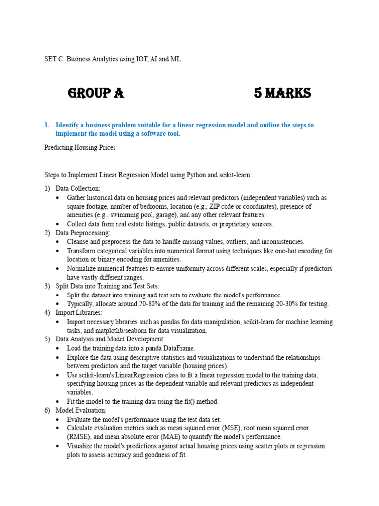 Mba 409B Set C | PDF