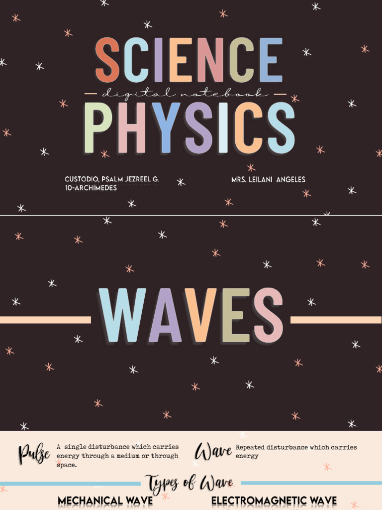 Science Physics NB | PDF | Electromagnetic Radiation | Waves