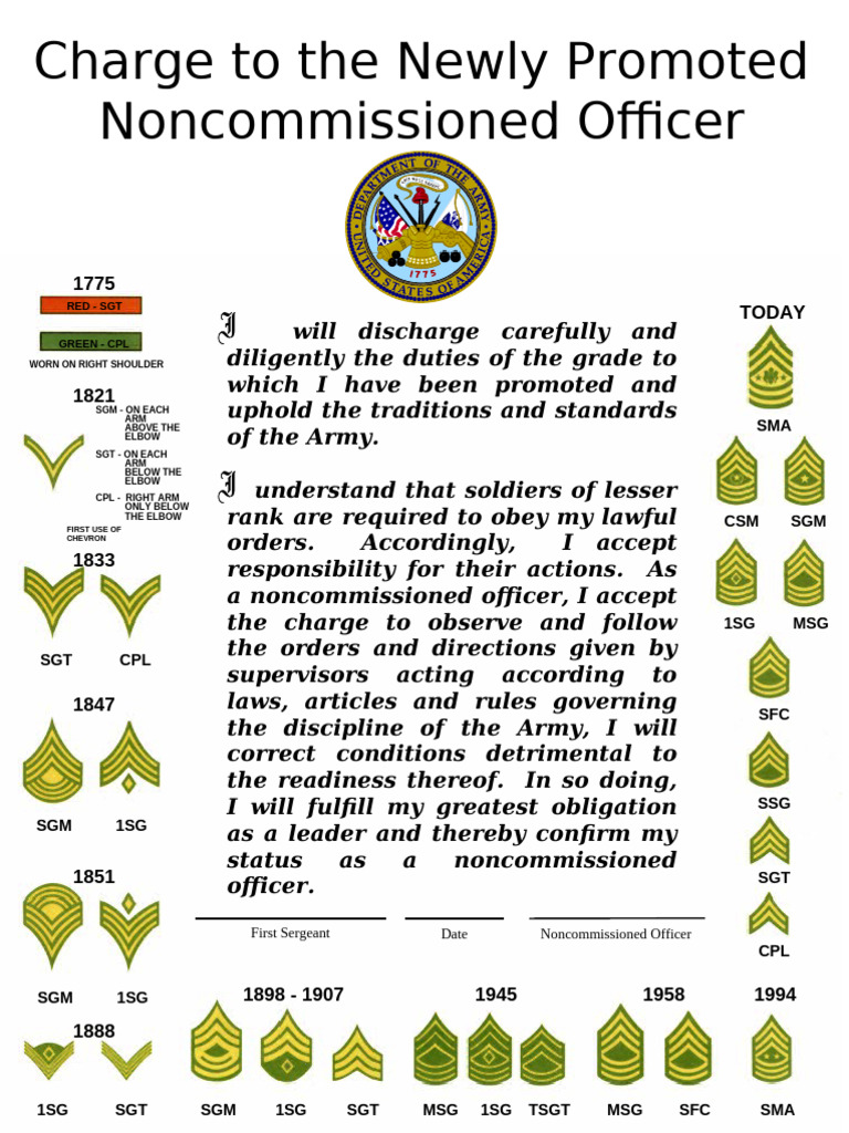 Charge of The Nco | PDF