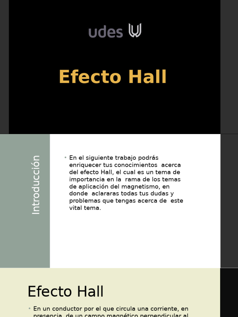 Efecto Hall | PDF