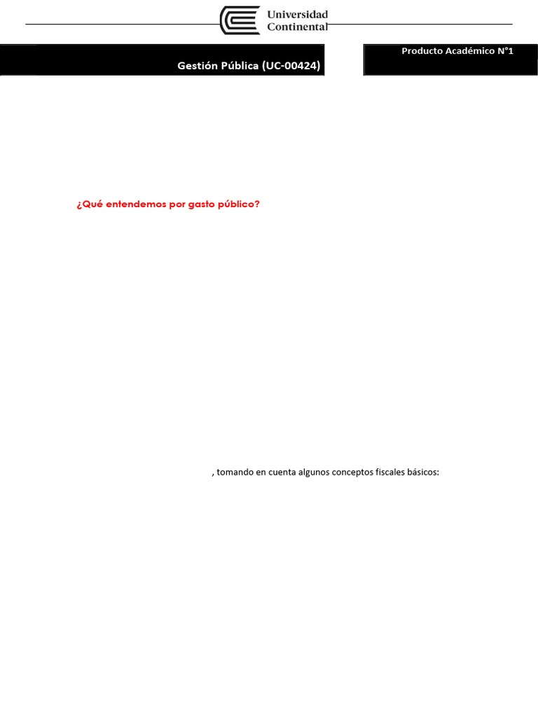 Pa 1 Gesti N P Blica PDF | PDF