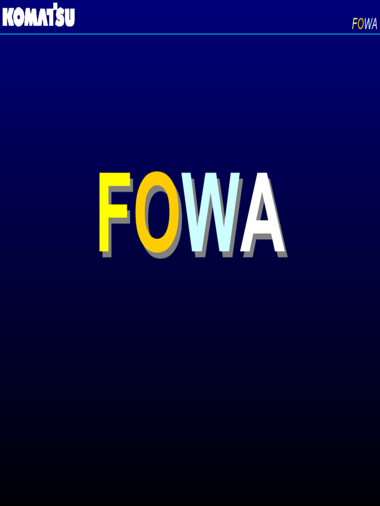 FOWA | PDF