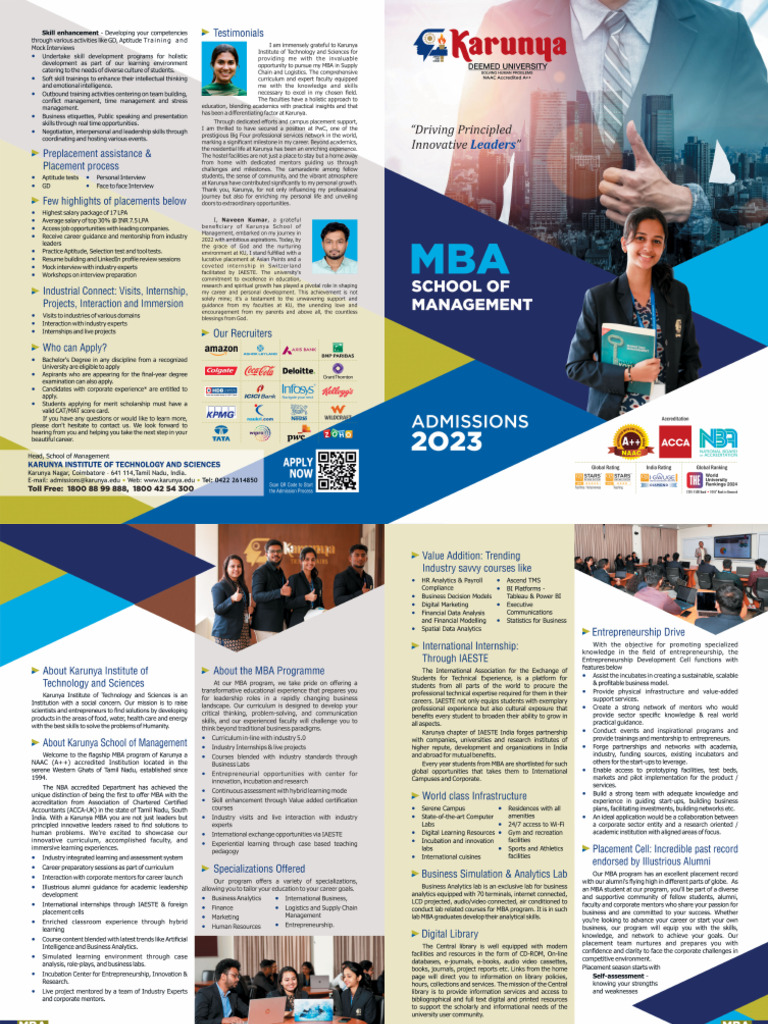 MBA Brochure 24 | PDF