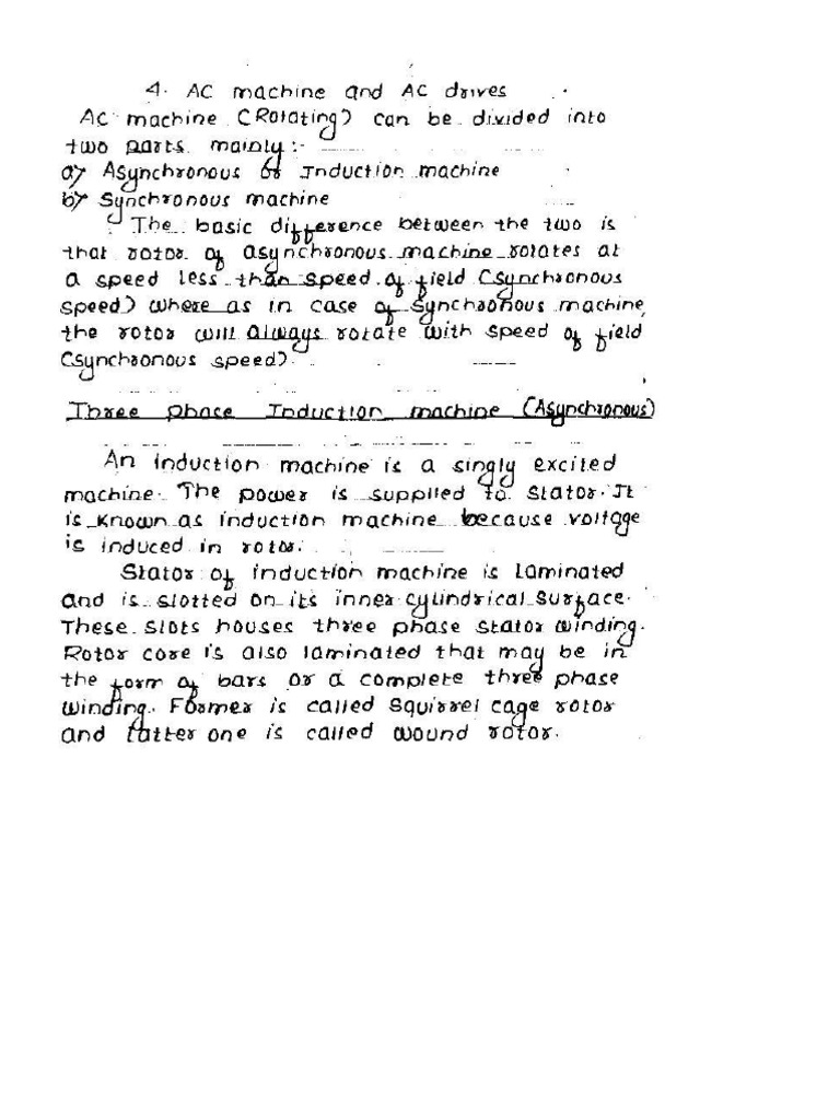 Rotating AC Machine | PDF