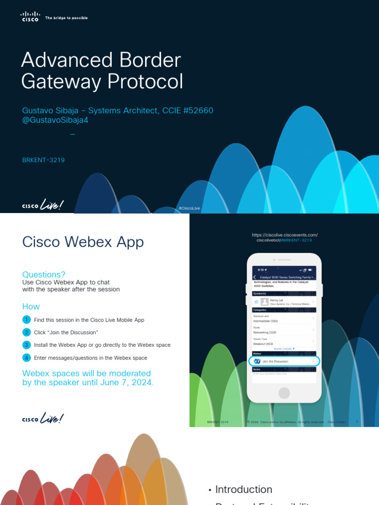 Advanced BGP Cisco Live | PDF
