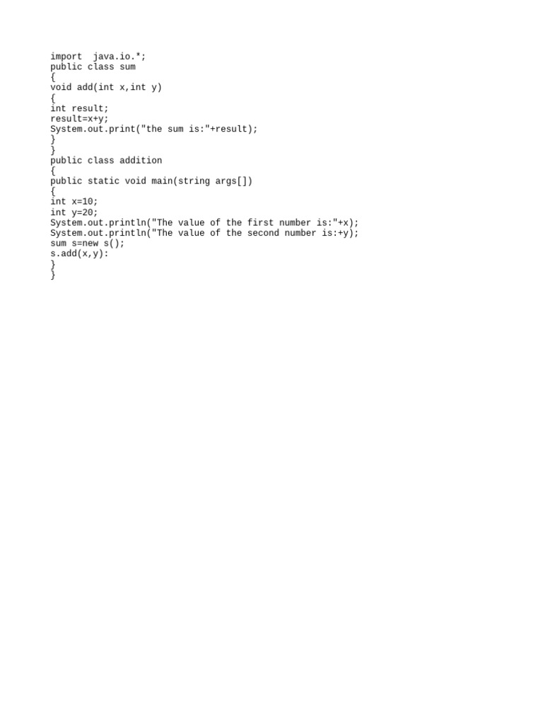 Add. Java - Io. | PDF