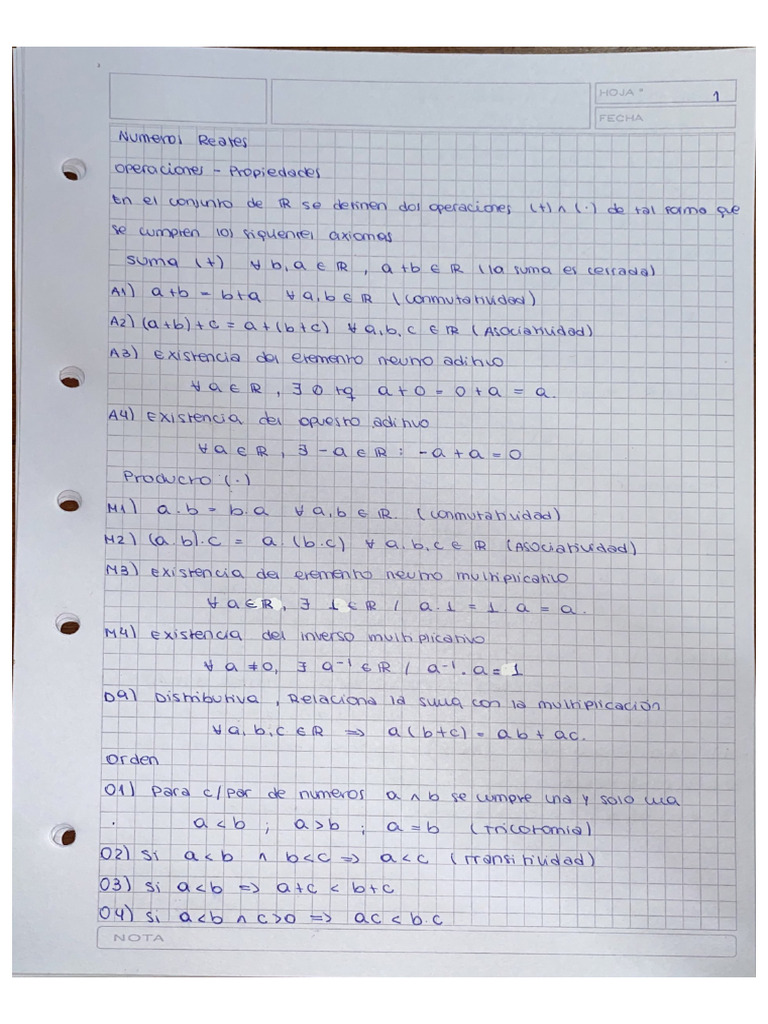 Resumen Intro Mate | PDF