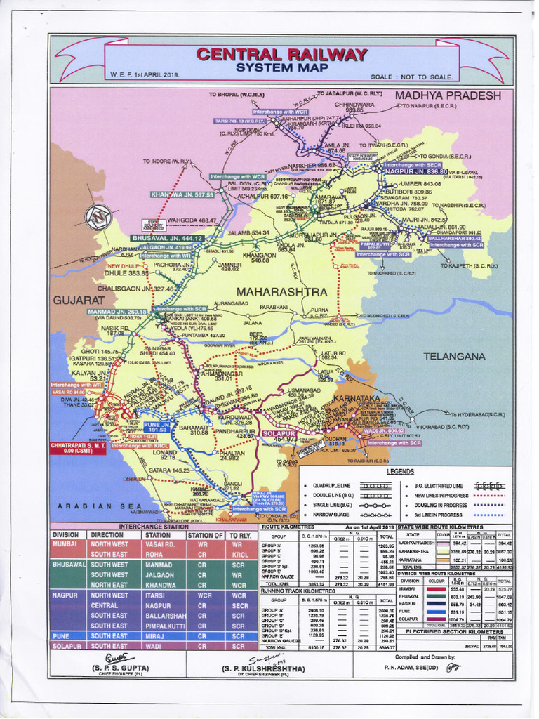 Map of Indian Railways | PDF