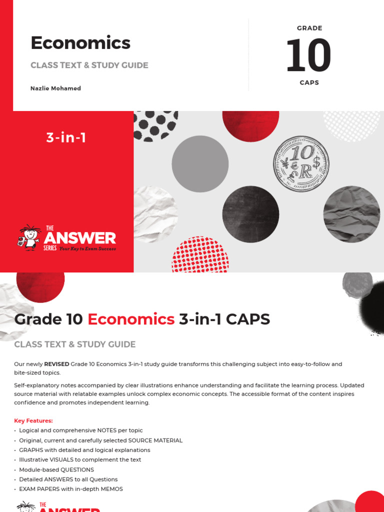 GR 10 Economics 3 in 1 Extracts 26 July 2023 | PDF