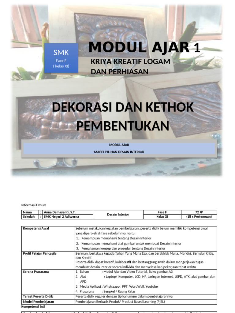 Modul Ajar DKP 1 | PDF